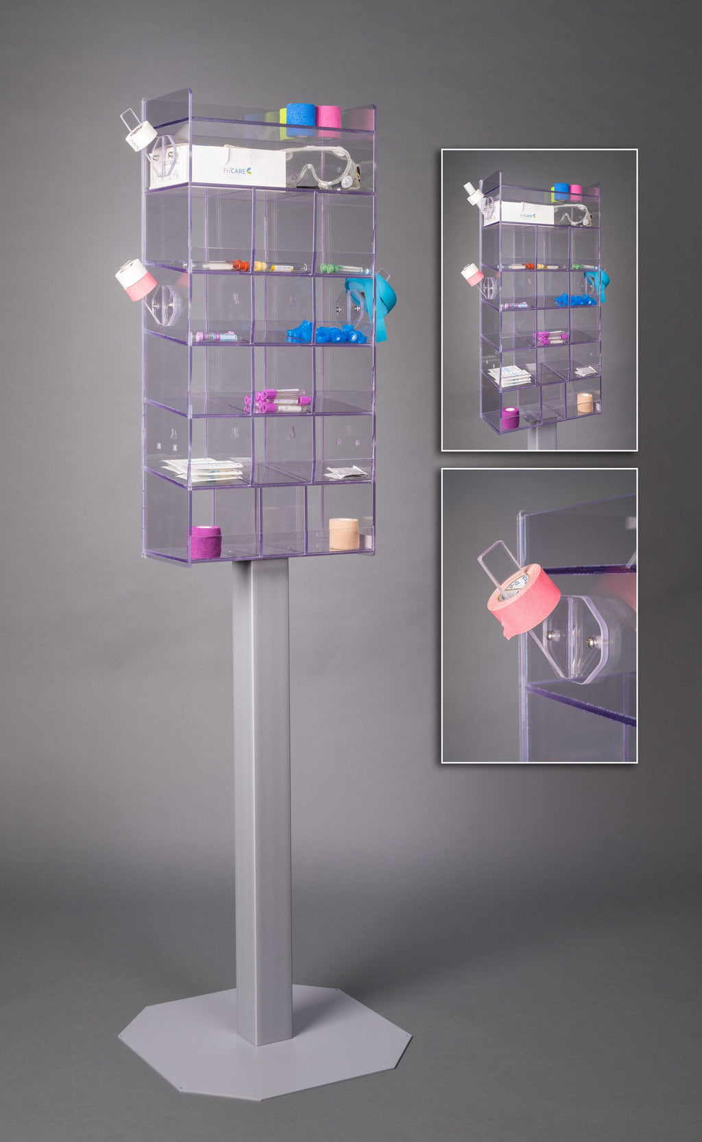 Poltex PHLEBSTATMONST-3STL Phlebotomy Super Station