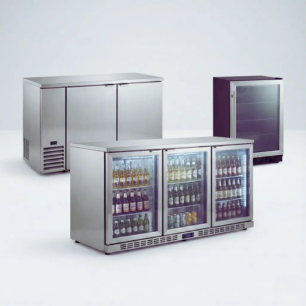 Commercial Back Bar Coolers & Beverage Refrigerator