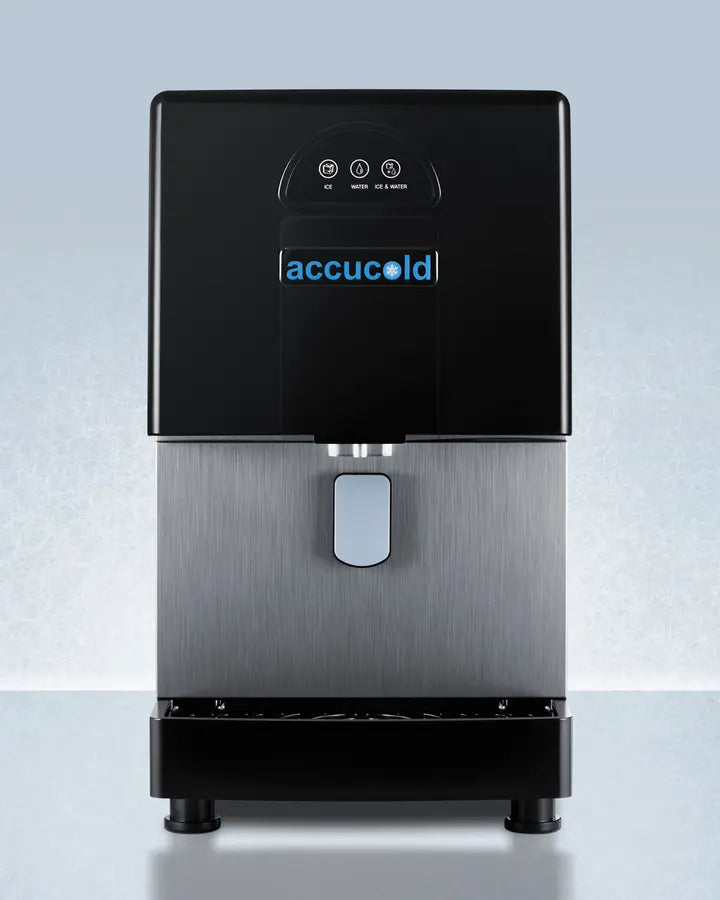 Accucold AIWD160FLTR 14" Adjustable Countertop Nugget Ice & Water Disp