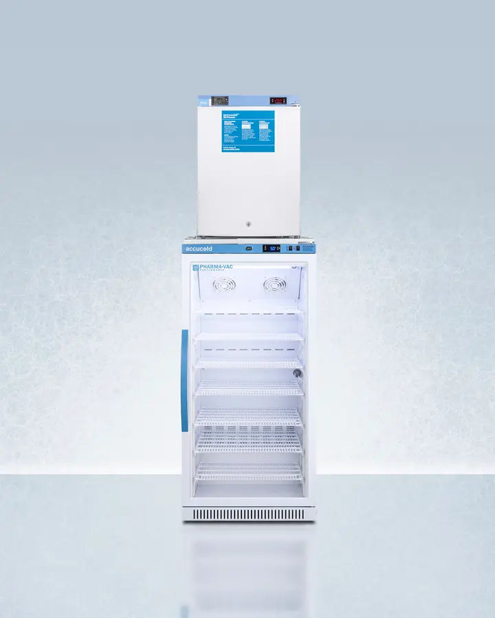 Accucold ARG8PV-FS30LSTACKMED2 24" Wide All-Refrigerator/Freezer Combi