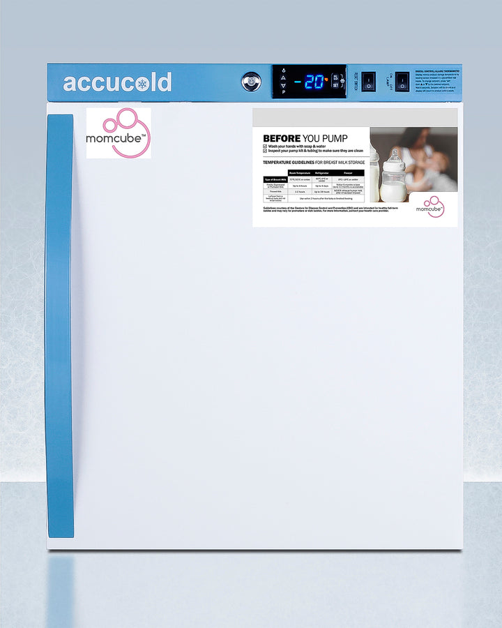 Accucold MOMCUBE Countertop Breast Milk Freezer- 1.4 Cu Ft