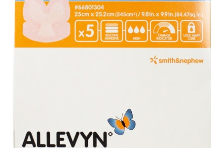 Allevyn Life 863007_CS Foam Dressing 9-4/5 X 9-9/10 Inch w/Border Film