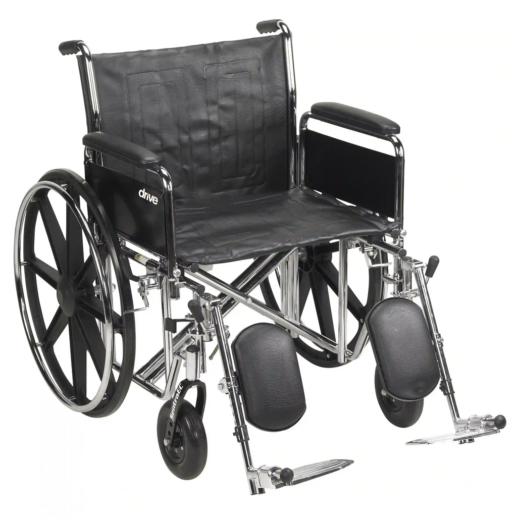 Drive DeVilbiss Healthcare STD22ECDFA-ELR Bariatric Sentra EC Wheelch.