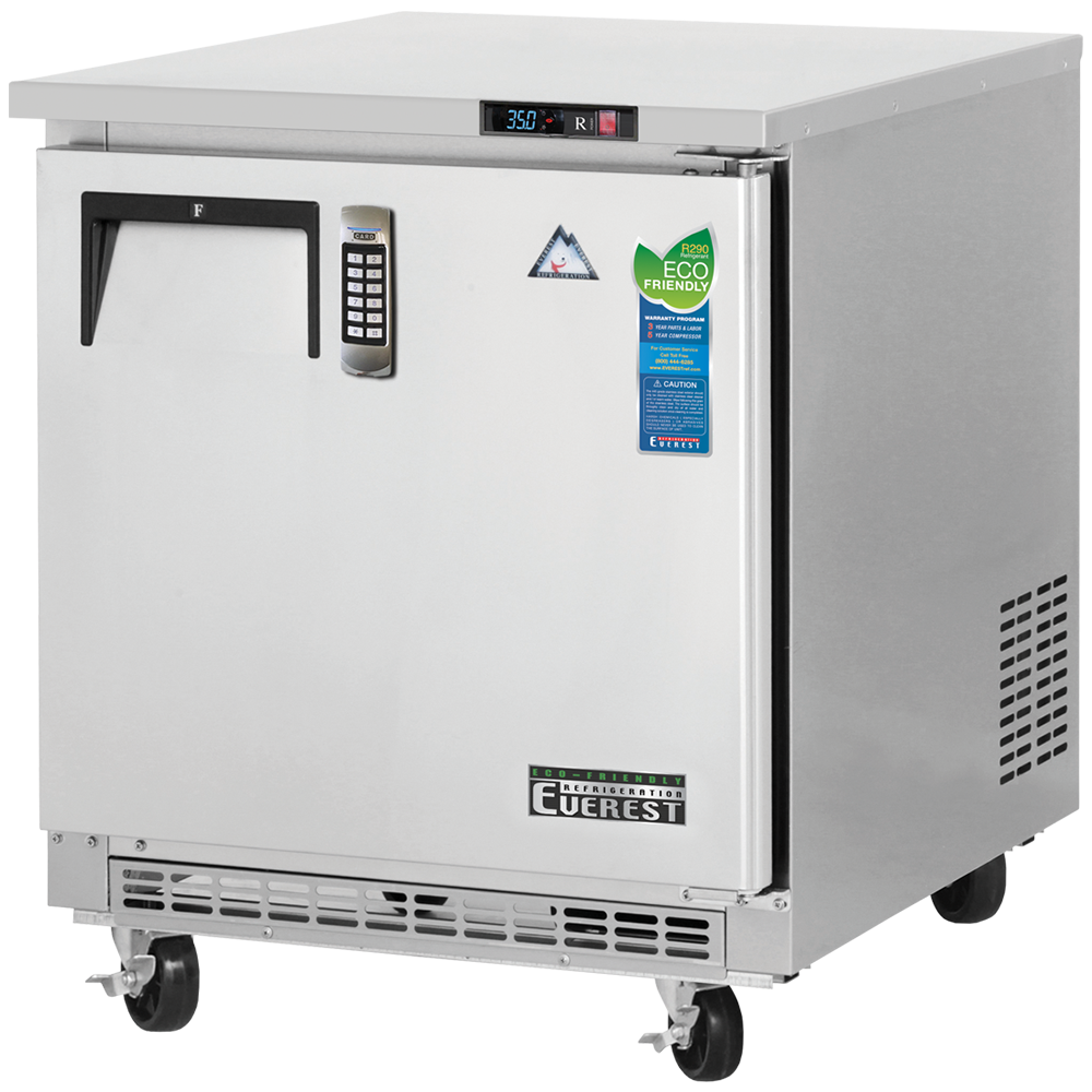 Everest ETBF1-LAB 7.5 Cu Ft Undercounter Laboratory Freezer