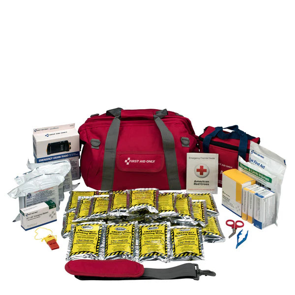 First Aid Only 90489 Emergency Preparedness 24 Person Large Fabric Bag