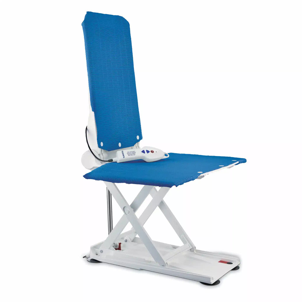 Invacare 1573972 Aquatec R Reclining Back Bath Lift – Blue