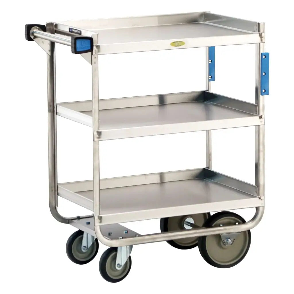 Lakeside 711, Stainless Steel Utility Cart,Heavy-Duty 700Lb Capacity