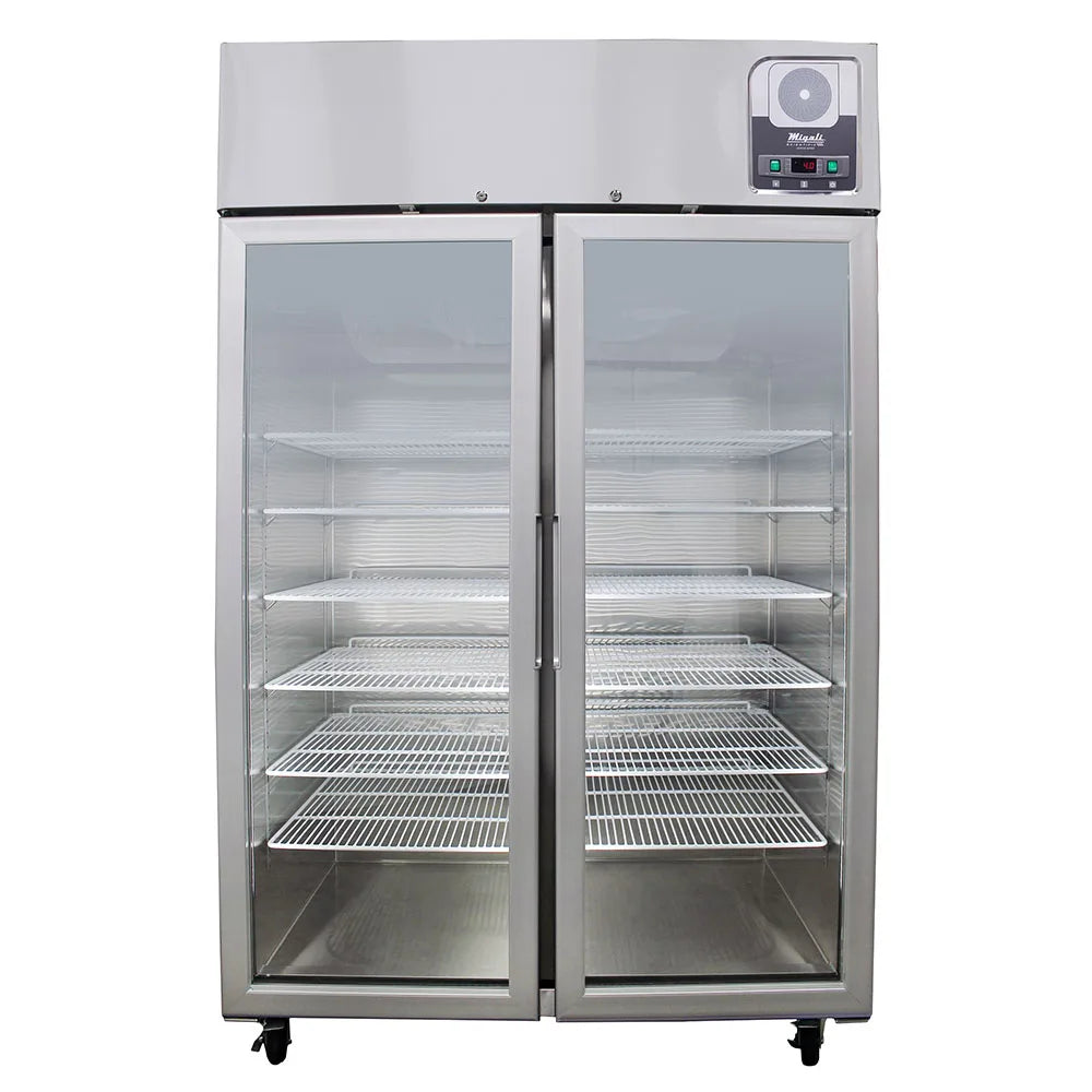 Migali G-2RG-HC Glass Door Medical Refrigerator- 42.2 Cu. Ft.