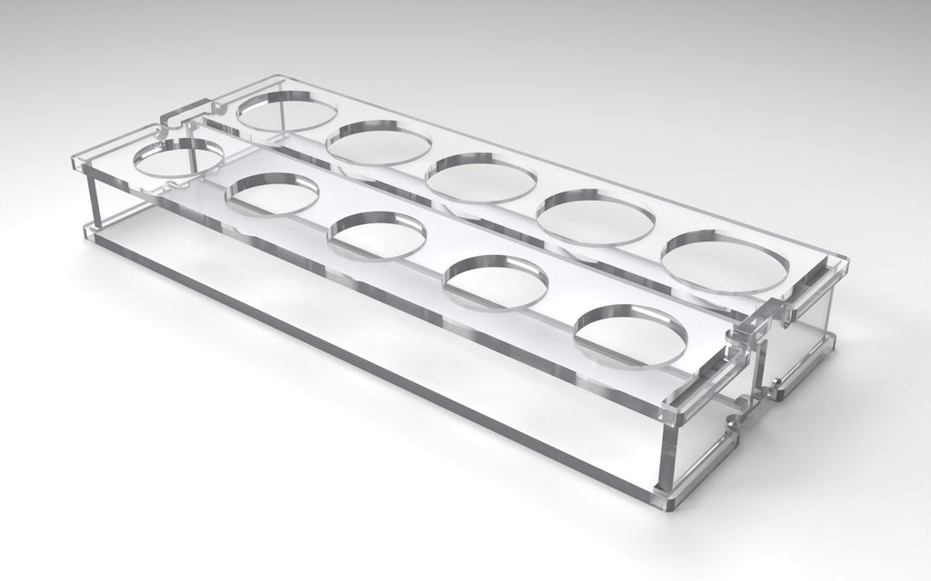 Poltex BIOP55 Stackable PETG Biopsy Specimen Cup Holder Rack