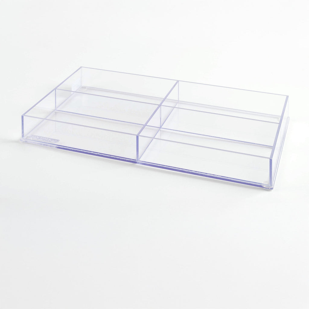 Poltex BLDTRY 5 x 9.5 PETG Blood Tube Rack Organizer Carrying Tray