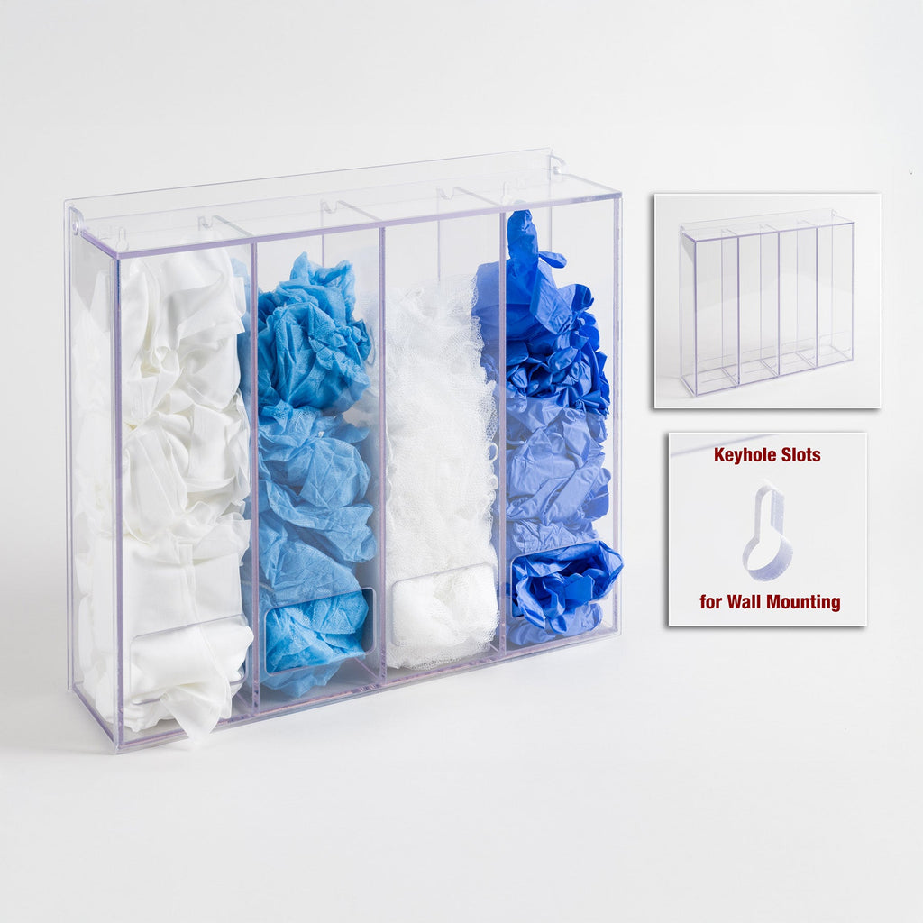 Poltex CONDISP4 Bulk Dispenser - 4 Slot