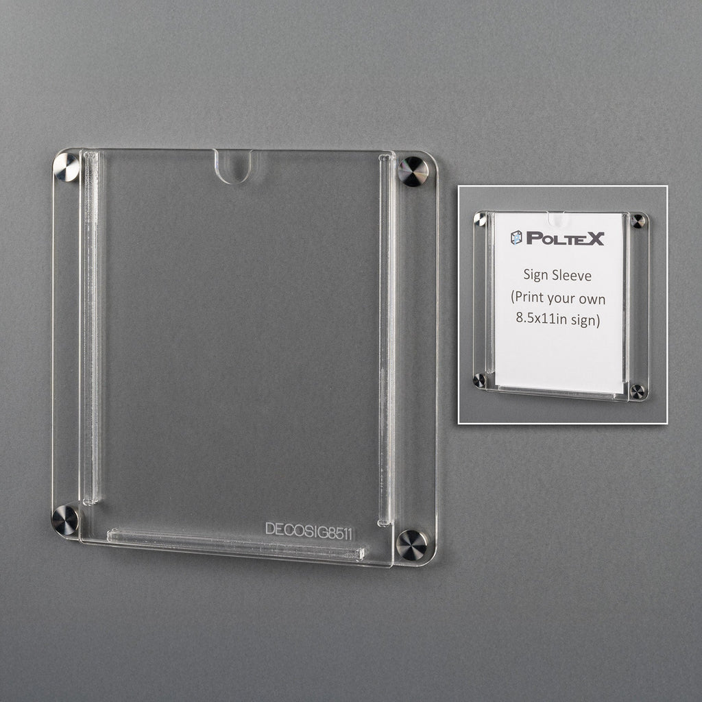 Poltex DECOSIG8511-W Deco Sign Sleeve