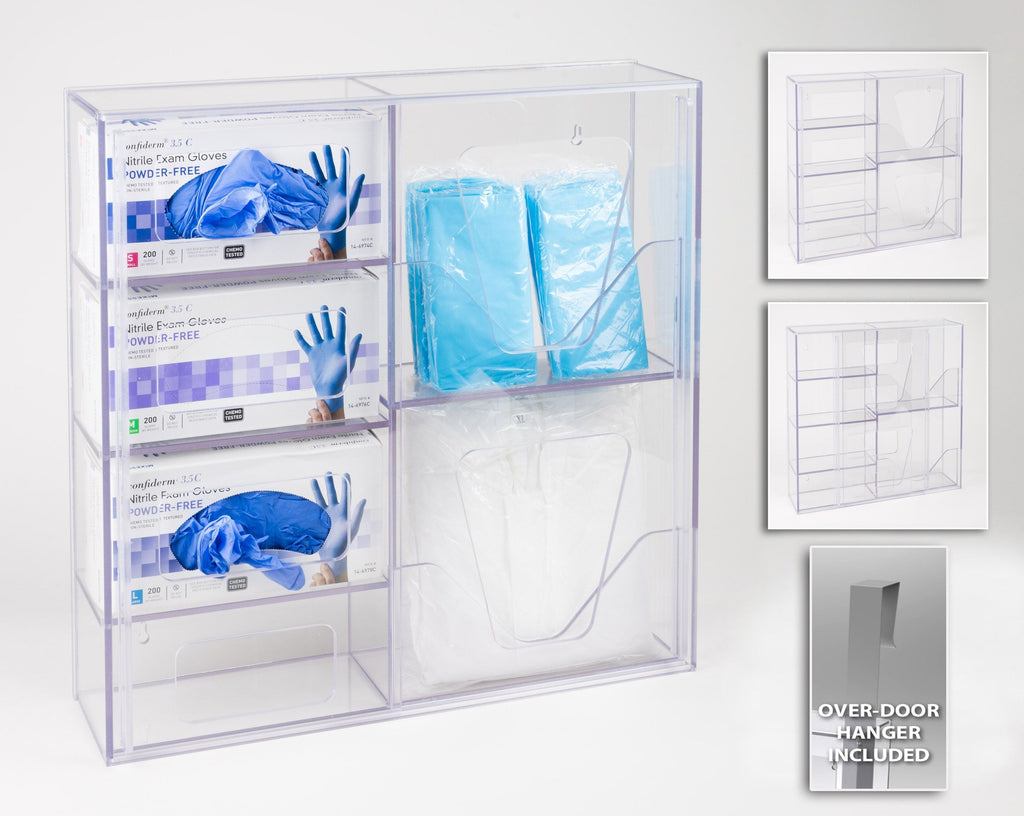 Poltex PPESTAT Modular PETG PPE Isolation Stations for Gowns, Masks