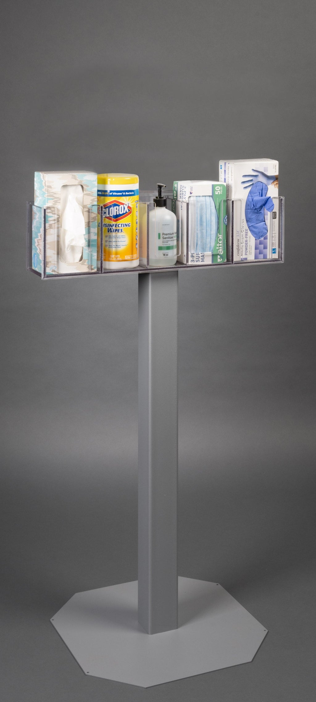 Poltex RESP4POS Respiratory Hygiene Station (4 or 5 Position)