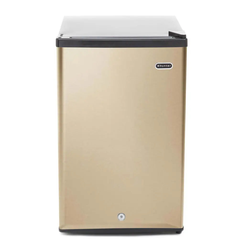 Whynter CUF-210SS 2.1 cu. ft. Upright Stainless Steel Mini Freezer wit