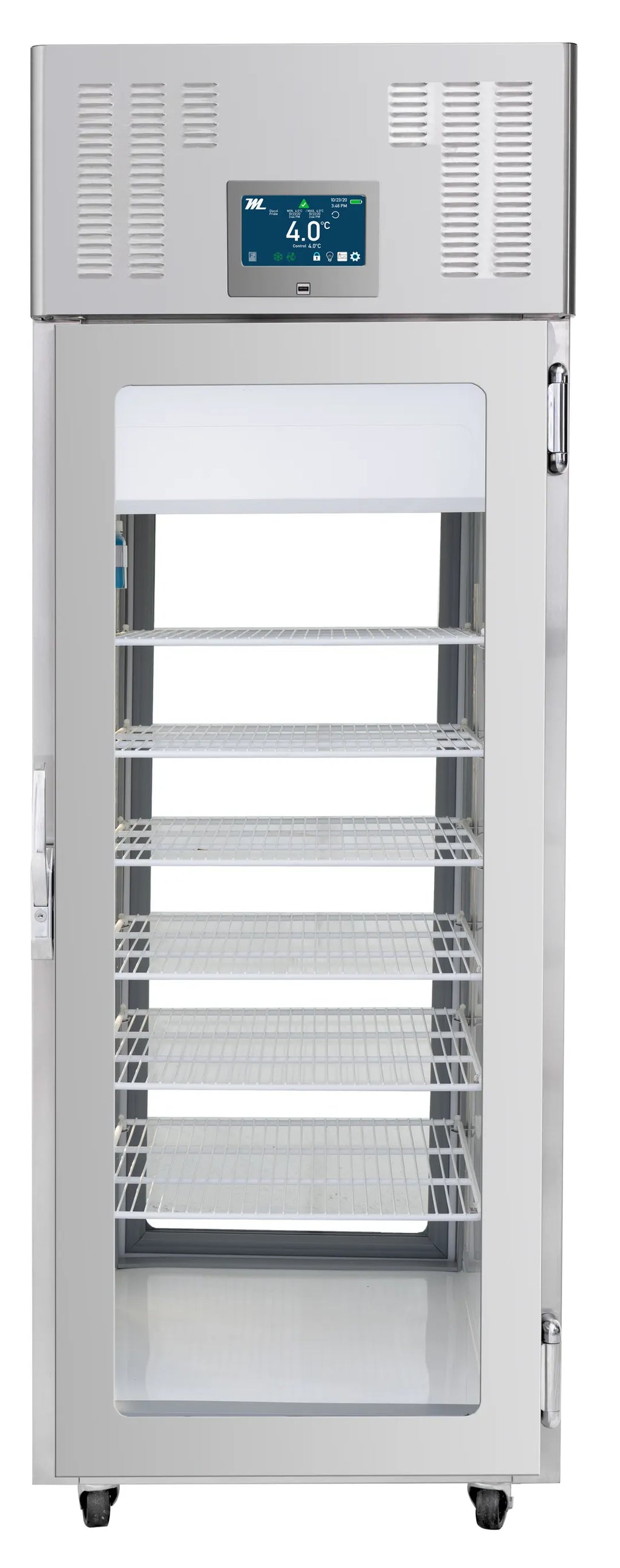 Migali EVOX-1PT-LB Pass-Thru Medical Refrigerator, 21.8 Cu. Ft.